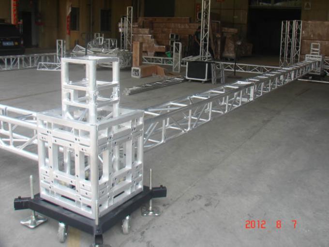 Truss Ground Support Tower Sleeve Corner Block Aluminum Square Box