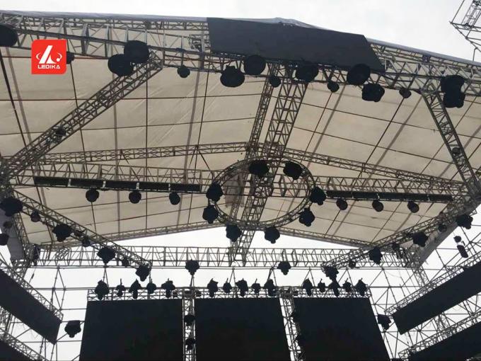 Professional Box Truss System Stage Trussing For Indoor Event 500mm ...