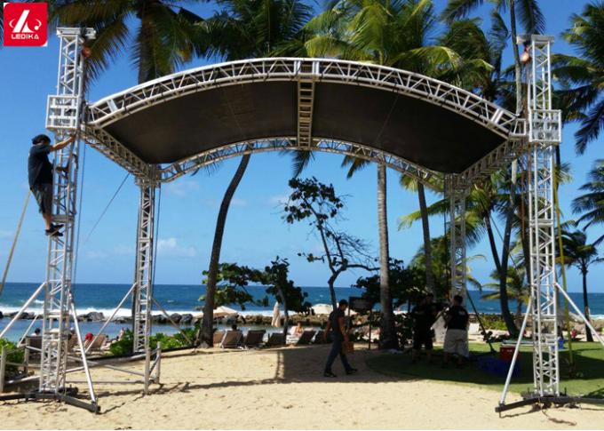 Wedding Concert Stage Roof Truss 50x3mm Tube Multipurpose