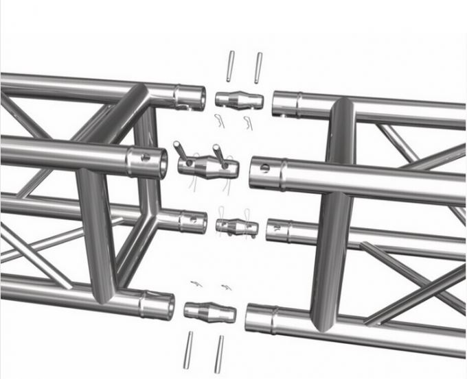 Mobile Stage Roof Pyramid Truss With Sound Wings Flying System
