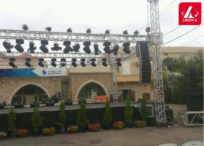 Removable Aluminum Stage Platform Alloy Square Stage Truss System