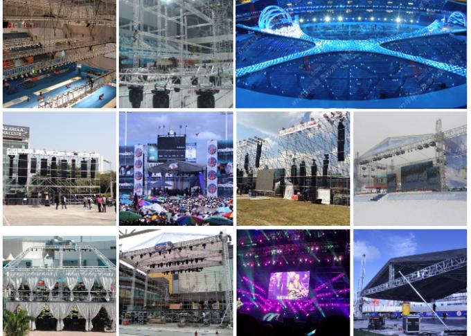 Aluminum Movable Stage Platform Adjustable Modular Stage Systems