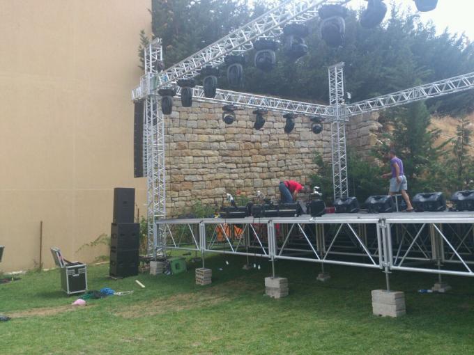 Aluminum Movable Stage Platform Adjustable Modular Stage Systems
