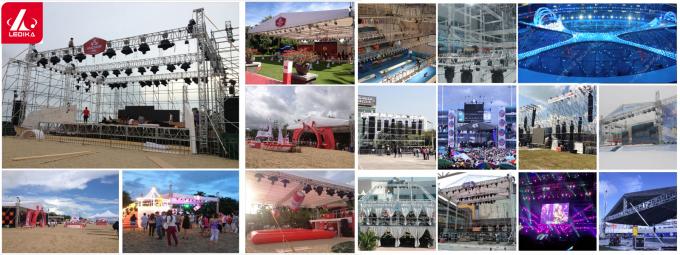 Outdoor Concert Aluminum Stage Roof Truss 6061-T6 Alloy