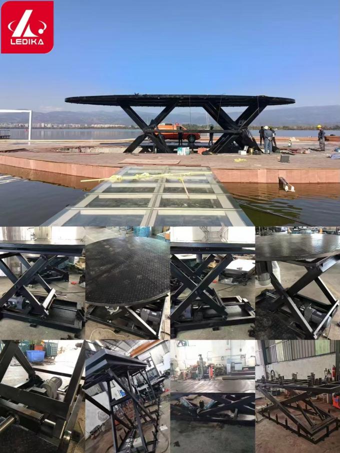Professional Mechanical Manufactory Hydraulic rotary lifting Stage Platform