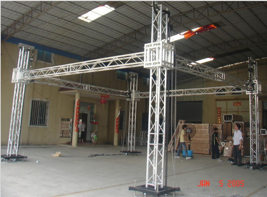 Customized Shaped Durable Aluminum Box Truss 12m - 30m Span For Outdoor ...
