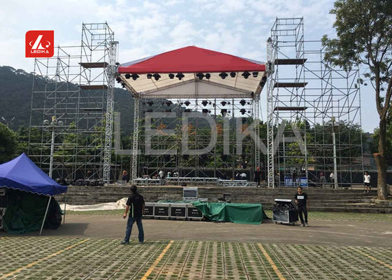 Open Air Temporary Grandstand Demountable Layer Stage Trussing Bleacher ...