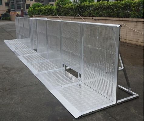 Safety Pedestrian Barriers Aluminum Crash Crowd Control Stands