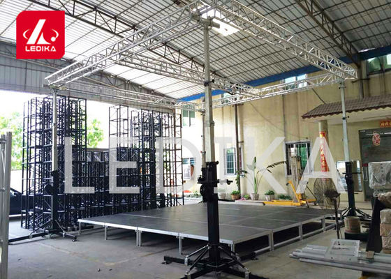 Removable Truss Tower System Lift Steel Base Plate / Mobile Truss ...