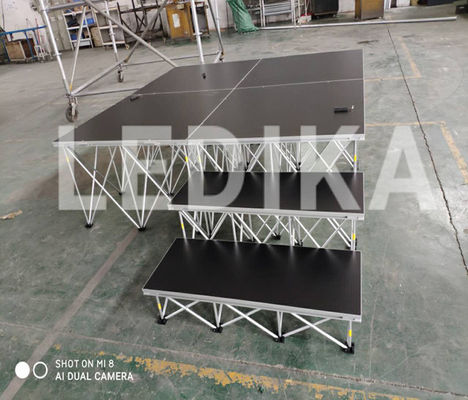 Hotel Foldable Stage Platform Banquet Stage Stair 2440*1830mm