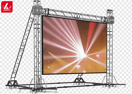 Aluminium Goal Post Truss LED Screen Small Medium Goal Post Lighting Stand