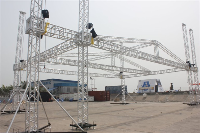 TUV Stage Trussing Roof Framing Exhibition Frame Spigot Truss 50m2 - 300m2