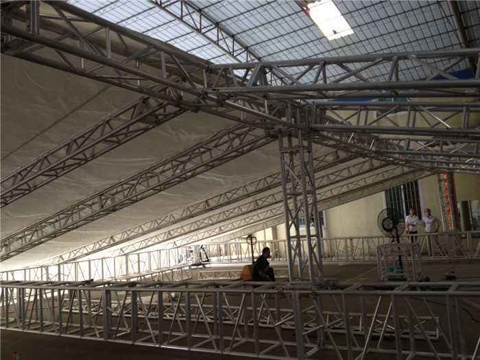 Thick Aluminum Stage Trussing Roofing Trusses Medium Event Olympic ...