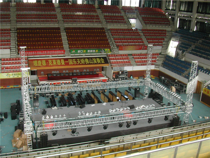 General Purpose Aluminum Box Truss Stage Trussing 3mm Thickness ...