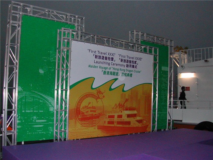 Aluminum Triangle Stage Trussing Goal Post Truss Outdoor for Ceremony ...