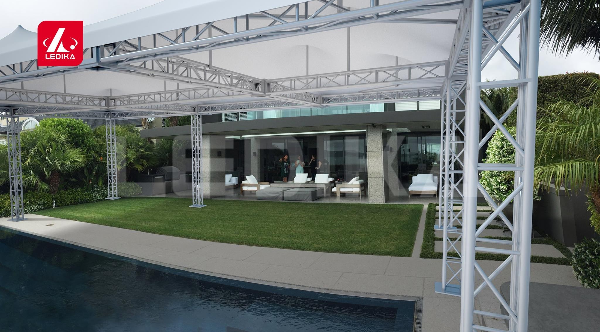 Promotion Canopy Roofing Stage Roof Truss Screw Truss With Canopy Roof