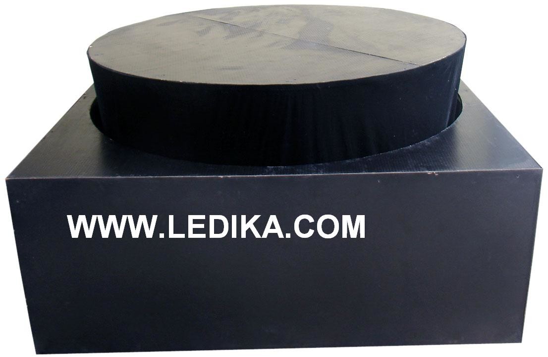 Q195 Steel Rotating Mechanical Staging Platform Adjustable Stage Platform