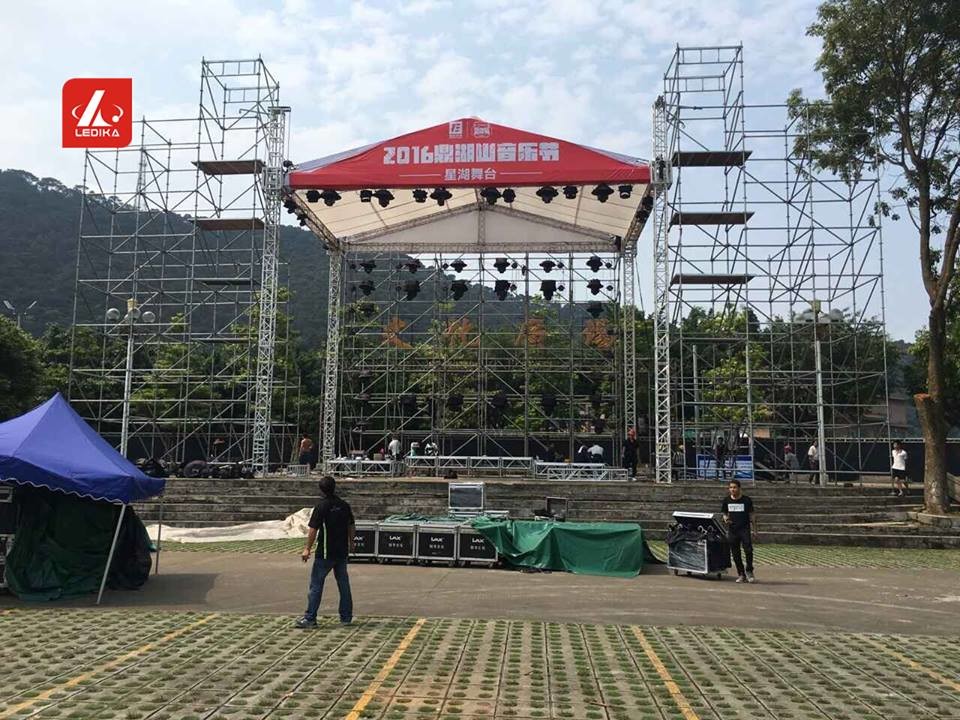 Professional Box Truss System Stage Trussing For Indoor Event 500mm ...