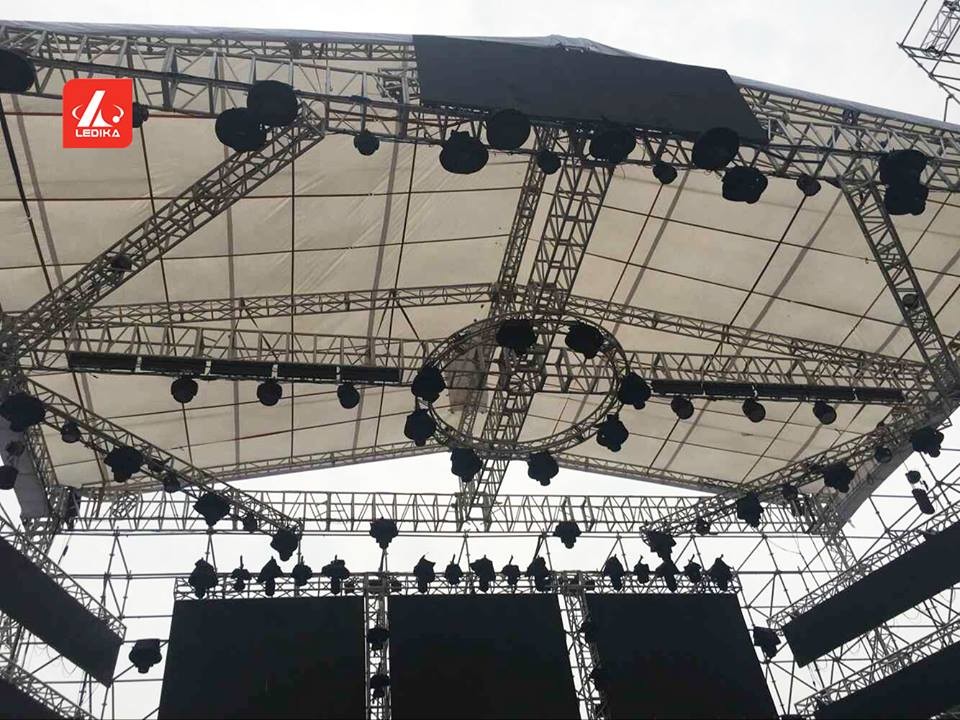 Professional Box Truss System Stage Trussing For Indoor Event 500mm ...