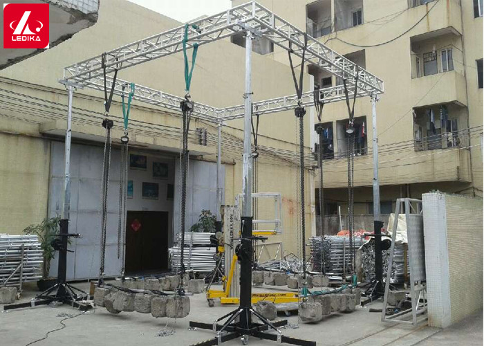 Portable Moving Light Truss Stands Elevator Tower Truss Tower System