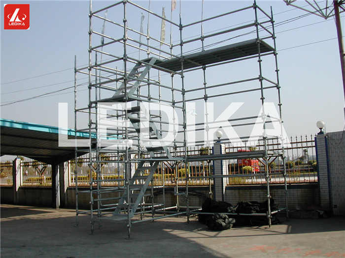 Argon Arc Welding Steel Ring Lock Layer Truss , Concert Scaffold Truss ...