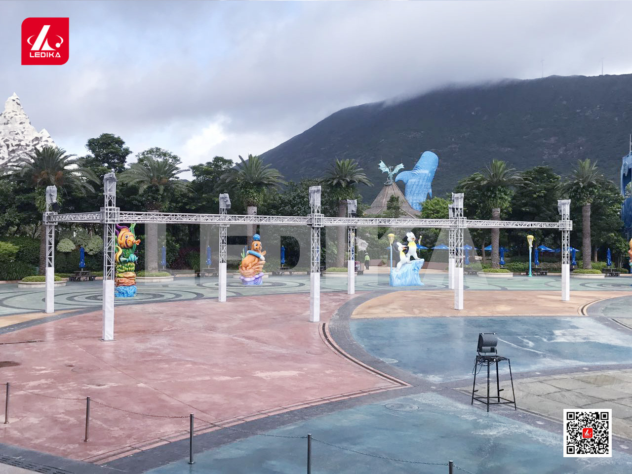 Customized Shaped Durable Aluminum Box Truss 12m - 30m Span For Outdoor ...