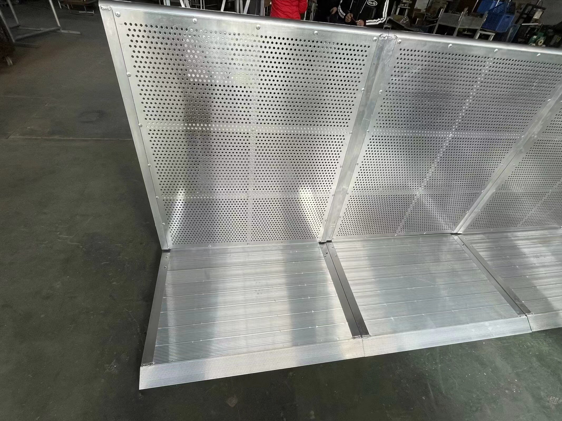 Concert Crowd Control Security Fence Foldable Road Safety Barrier ...