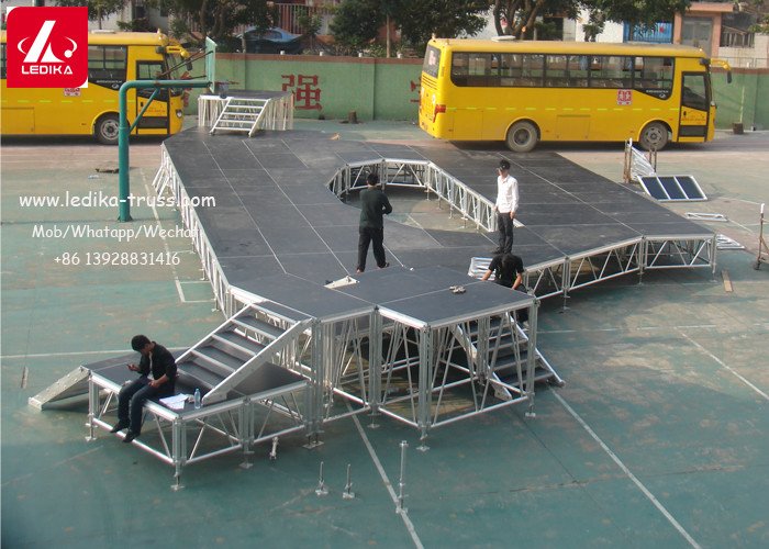 Adjustable Aluminum Stage Platform for Different Performance Needs