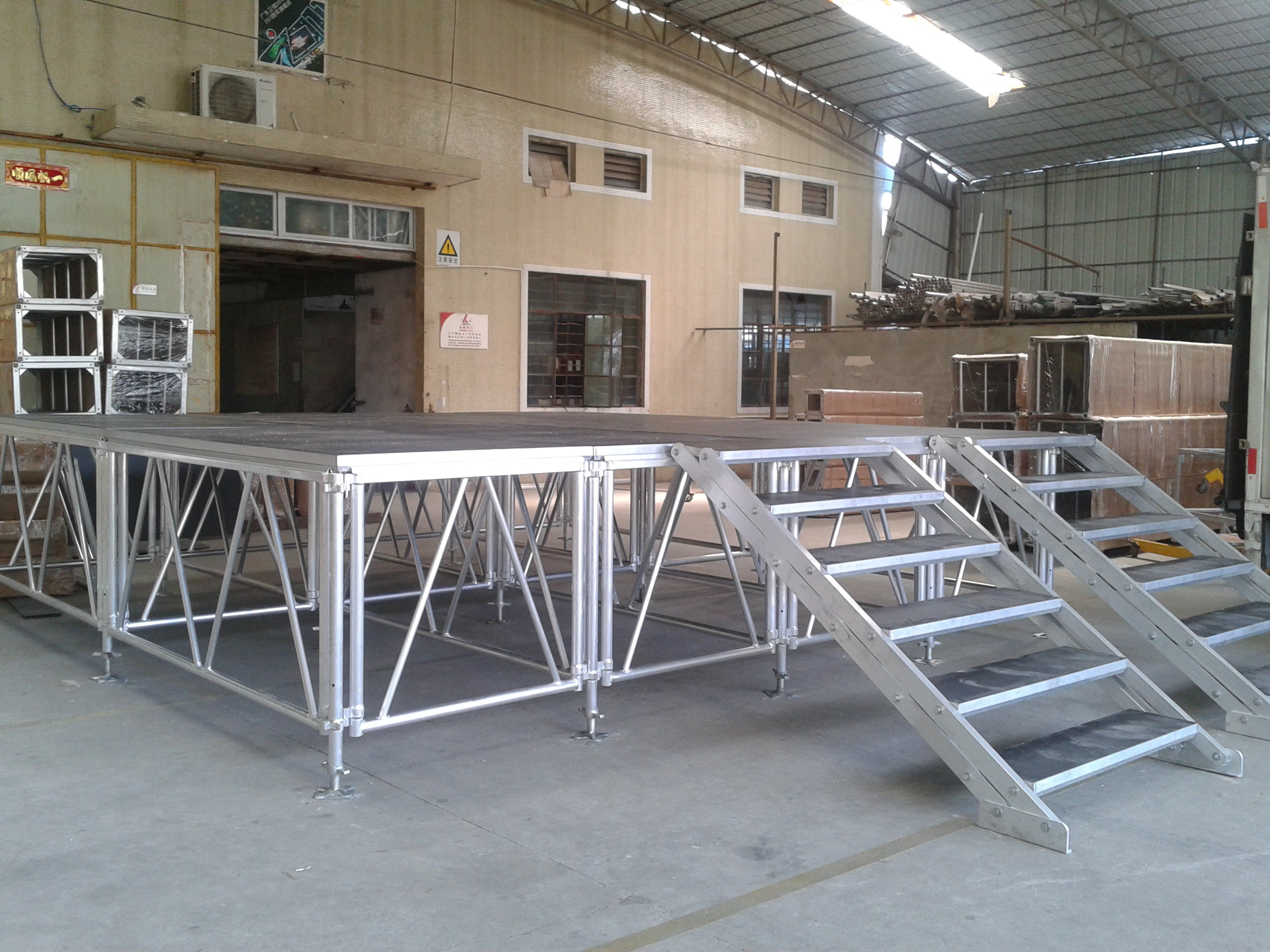 Adjustable Height Aluminum Stage Platform Assemble Stage For Events