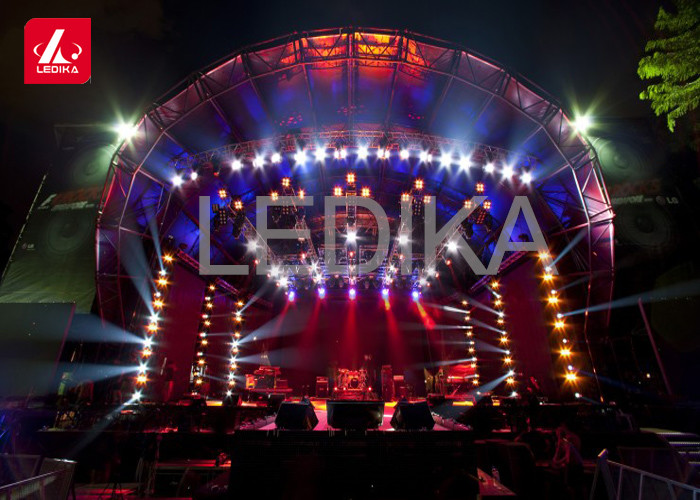 Aluminum Stage Roof Truss Semi Circle Roof Concert Stage Curved System
