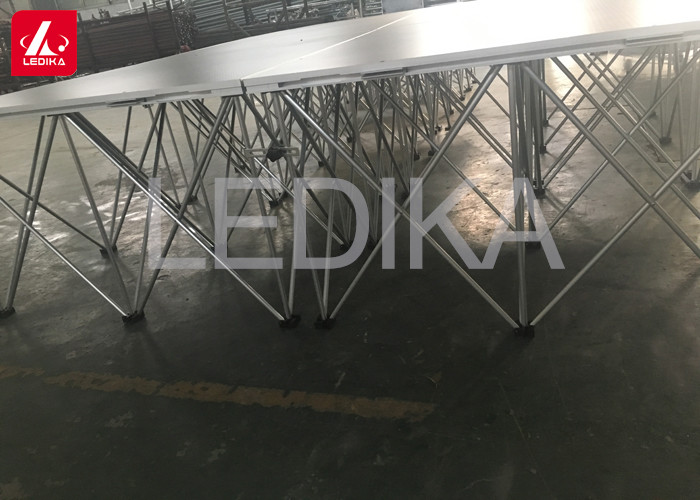 Foldable 3'X 3' Modular Pop Up Stage For Wedding Advertising Exhibition