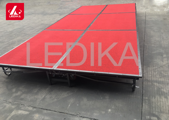 Adjustable Acrylic Aluminum Stage Platform Anti - Slip Assembly Folding ...