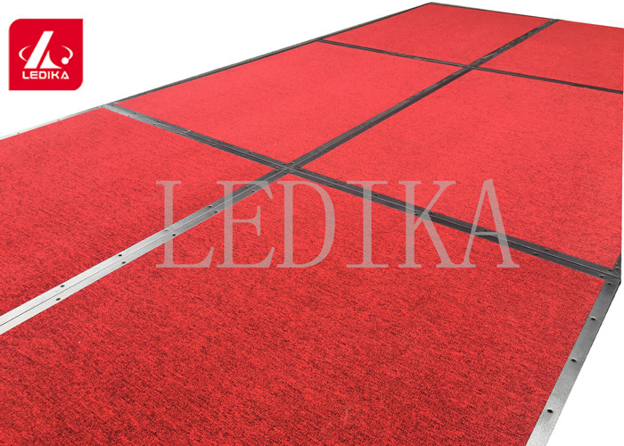 Adjustable Acrylic Aluminum Stage Platform Anti - Slip Assembly Folding ...