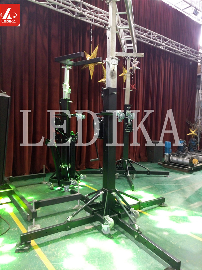Manual Elevator Truss Tower System Lifting Tower Customized Height For ...
