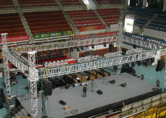 Aluminum 6061 Roof Lighting Truss System Square Box Truss