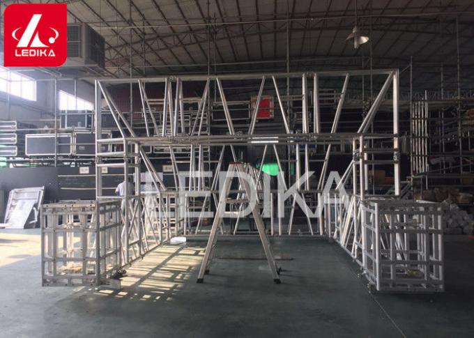 Long Span Outdoor Aluminum Foldable Arched Roof Scaffold Truss For ...
