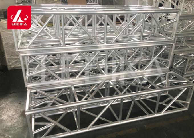 Bridge Uplighting Aluminum Square Truss Tower Pillars / Square Tubing ...