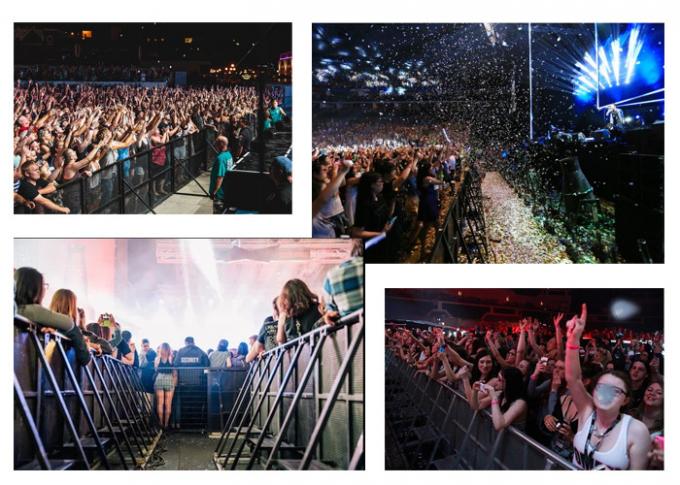 Outdoor Concert Temporary Crowd Control Barriers Crowd Stopper Barricades